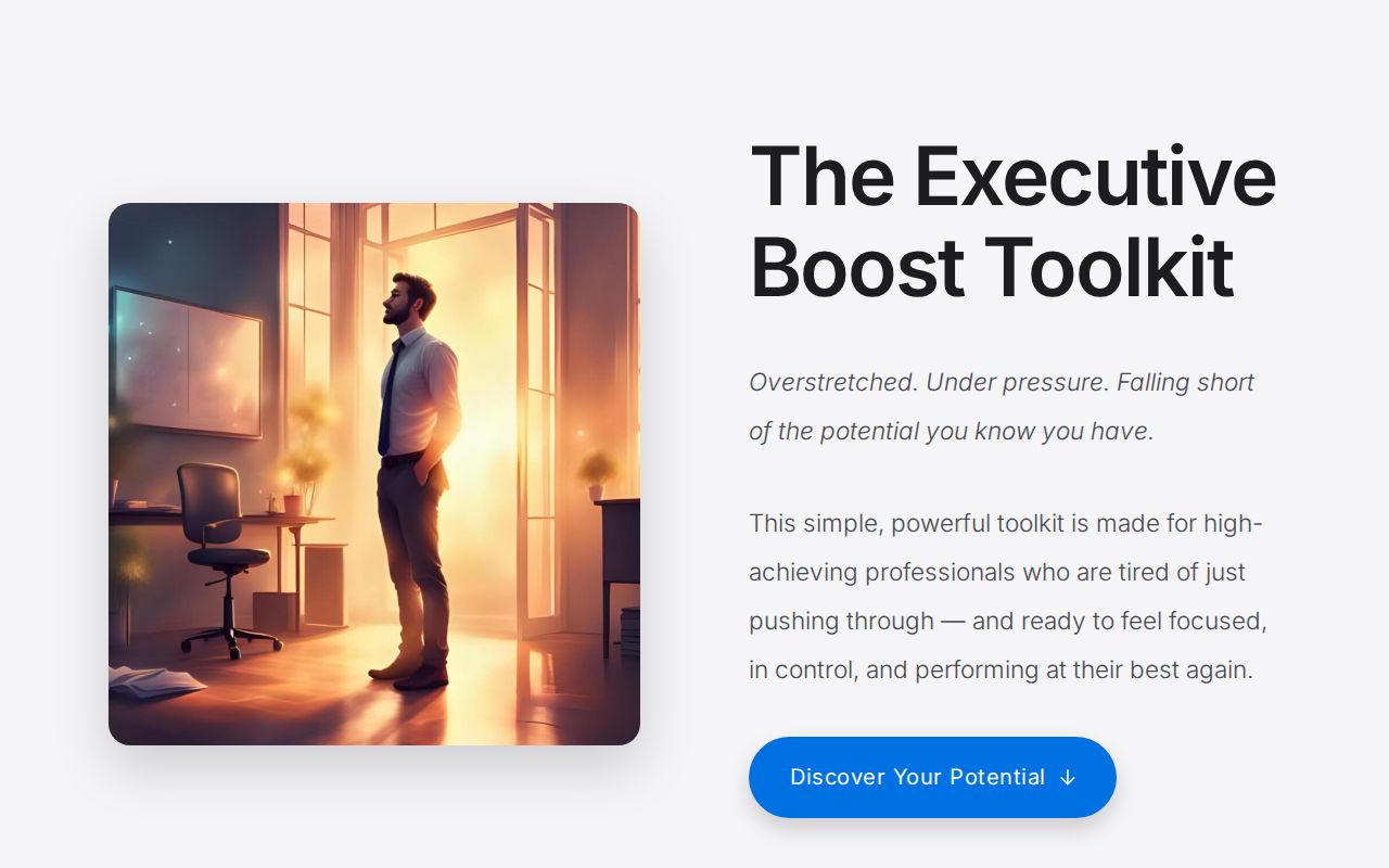 The Executive Boost Toolkit